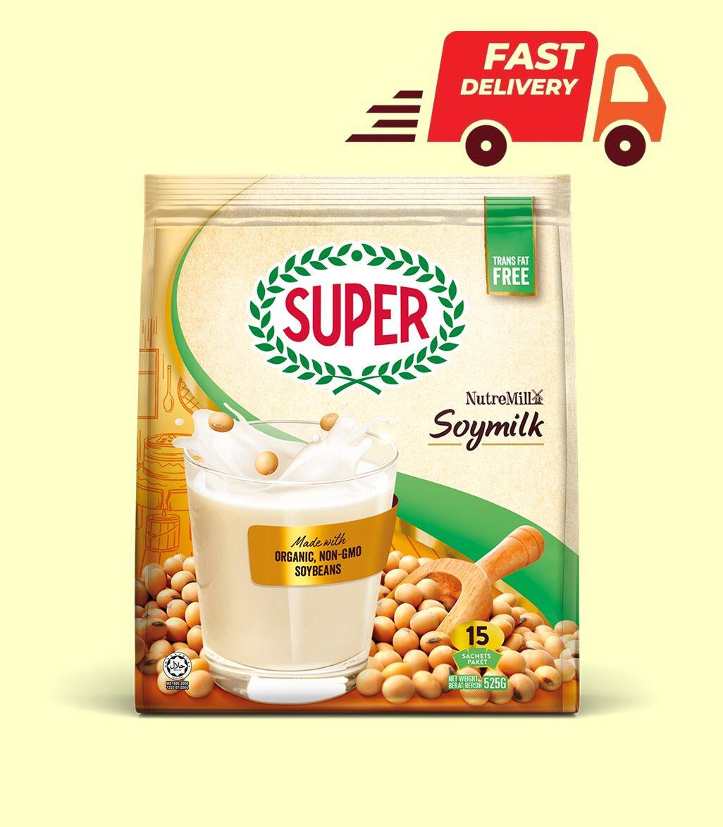 Super Nutremill Instant Soymilk Powder Original 35G X 15s | Lazada