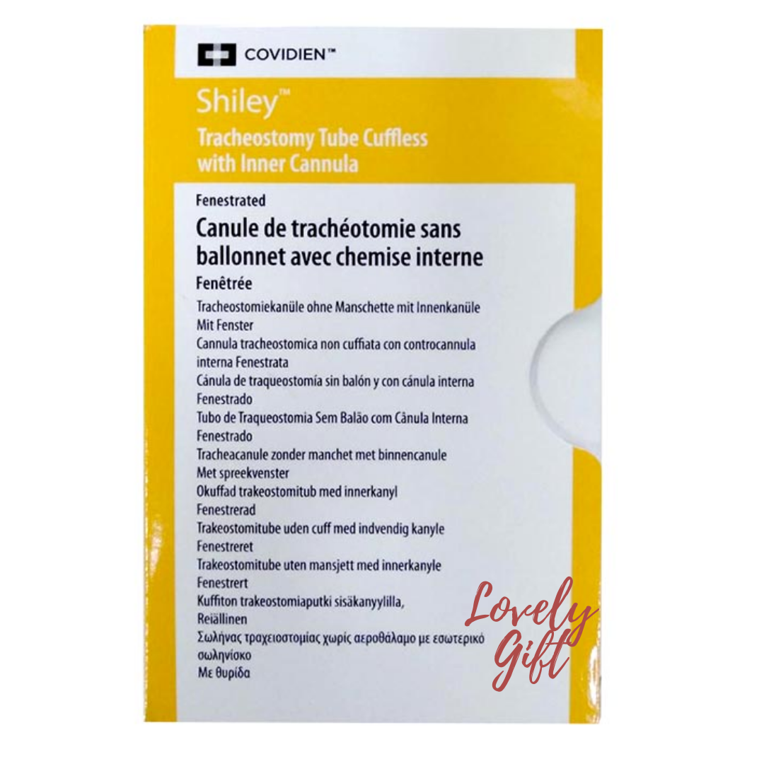 100% Original Covidien Shiley 4CFN Fenestrated Trachy Tube Cuffless ...