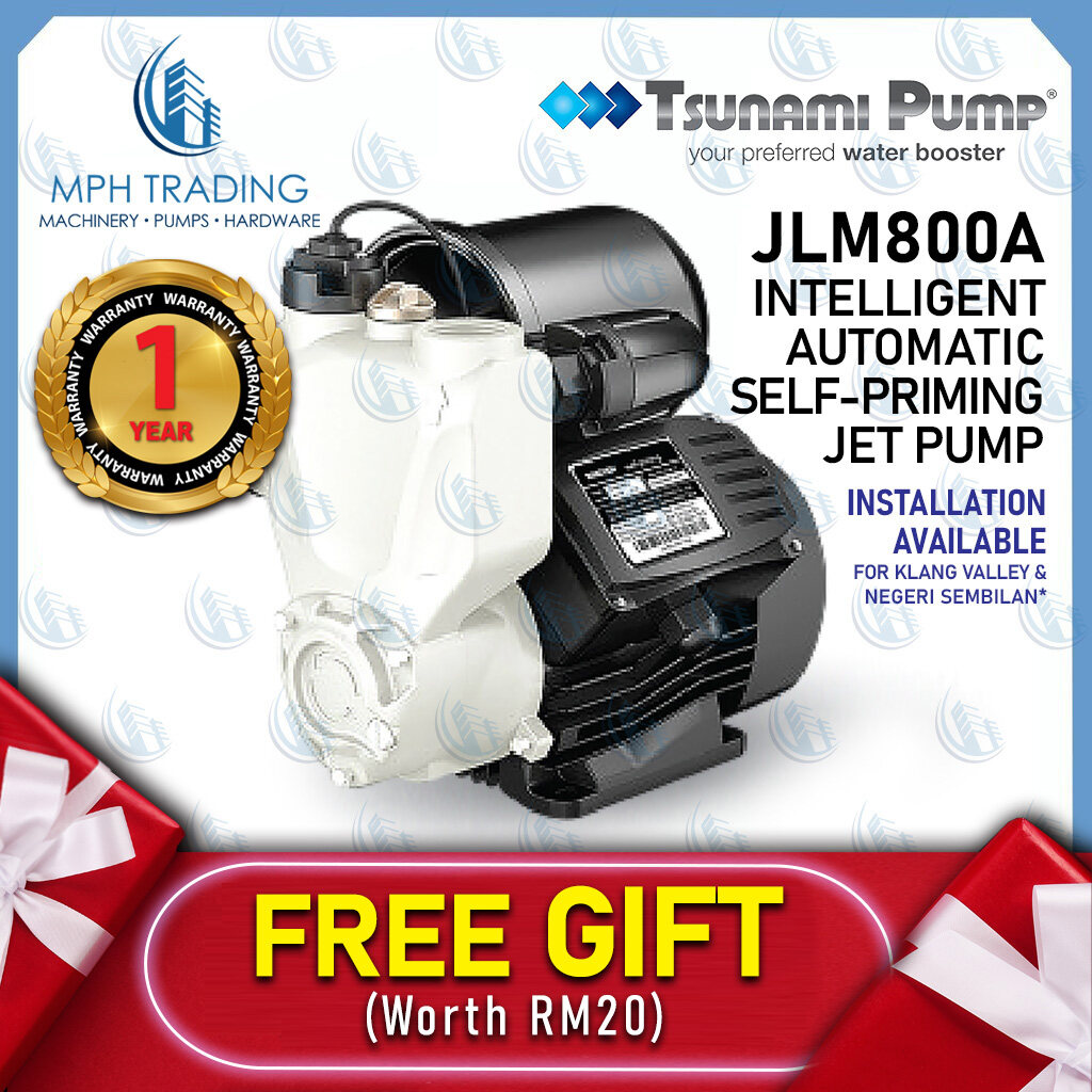 Tsunami JLM800A JLM-800A Intelligent Automatic Self Priming Home Water ...