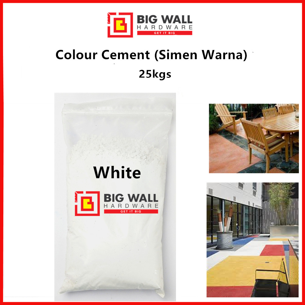 DURACEM 25kg White Colour Cement for Decoration & Renovation (Simen ...