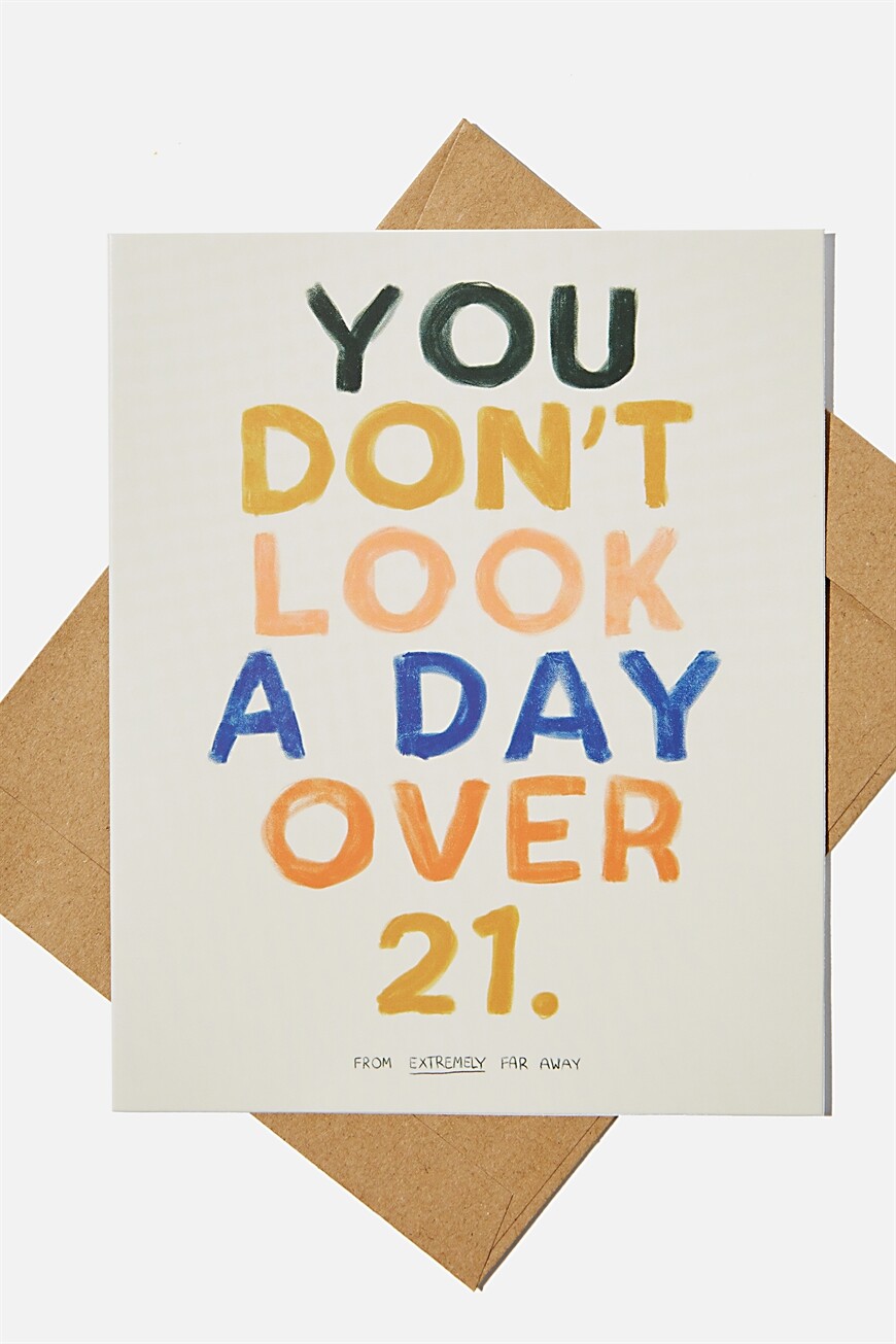 Typo Funny Birthday Card | Lazada