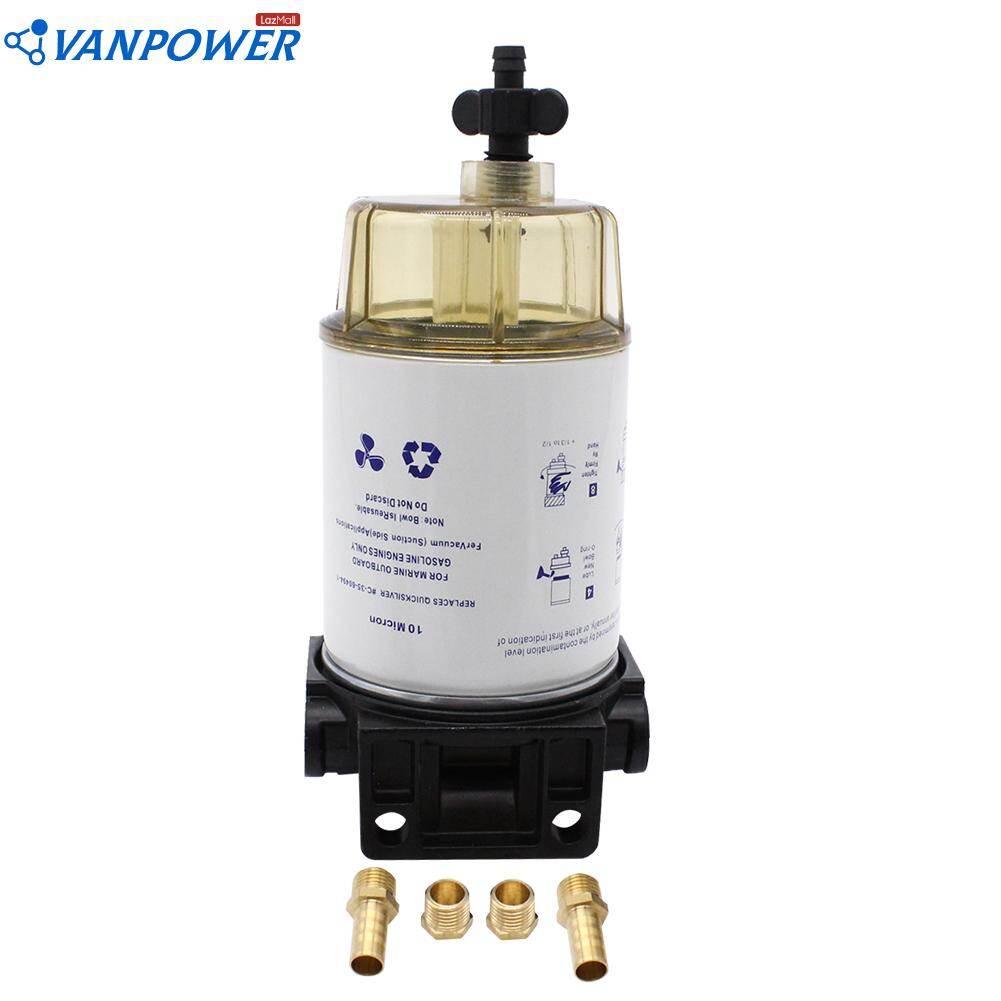 Water Separating Fuel Filter System 3/8 Inch NPT Port Fuel Filter/Water ...