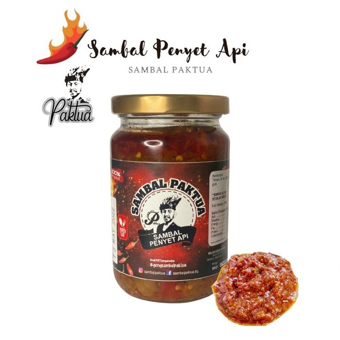 Paktua Sambal Penyet Api Pedas 450gram | Lazada