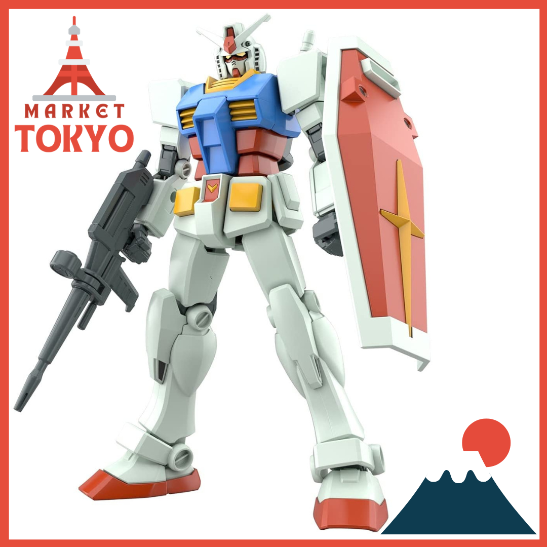 ENTRY GRADE Gundam RX-78-2 Gundam (Full Weapon Set) 1/144 scale color ...