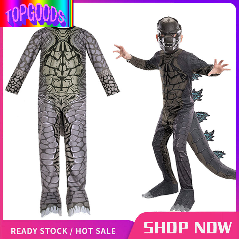 Topgoods Children's Cute Godzilla Cosplay Costumes Set for Kids Boys ...