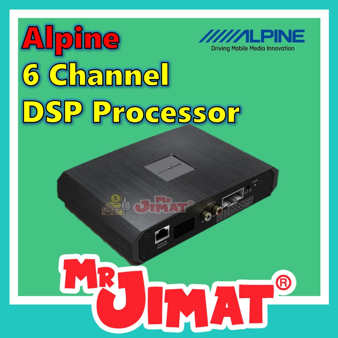 Alpine 6 Channel DSP Processor | PXE-R500 | Built in Amplifier | Lazada