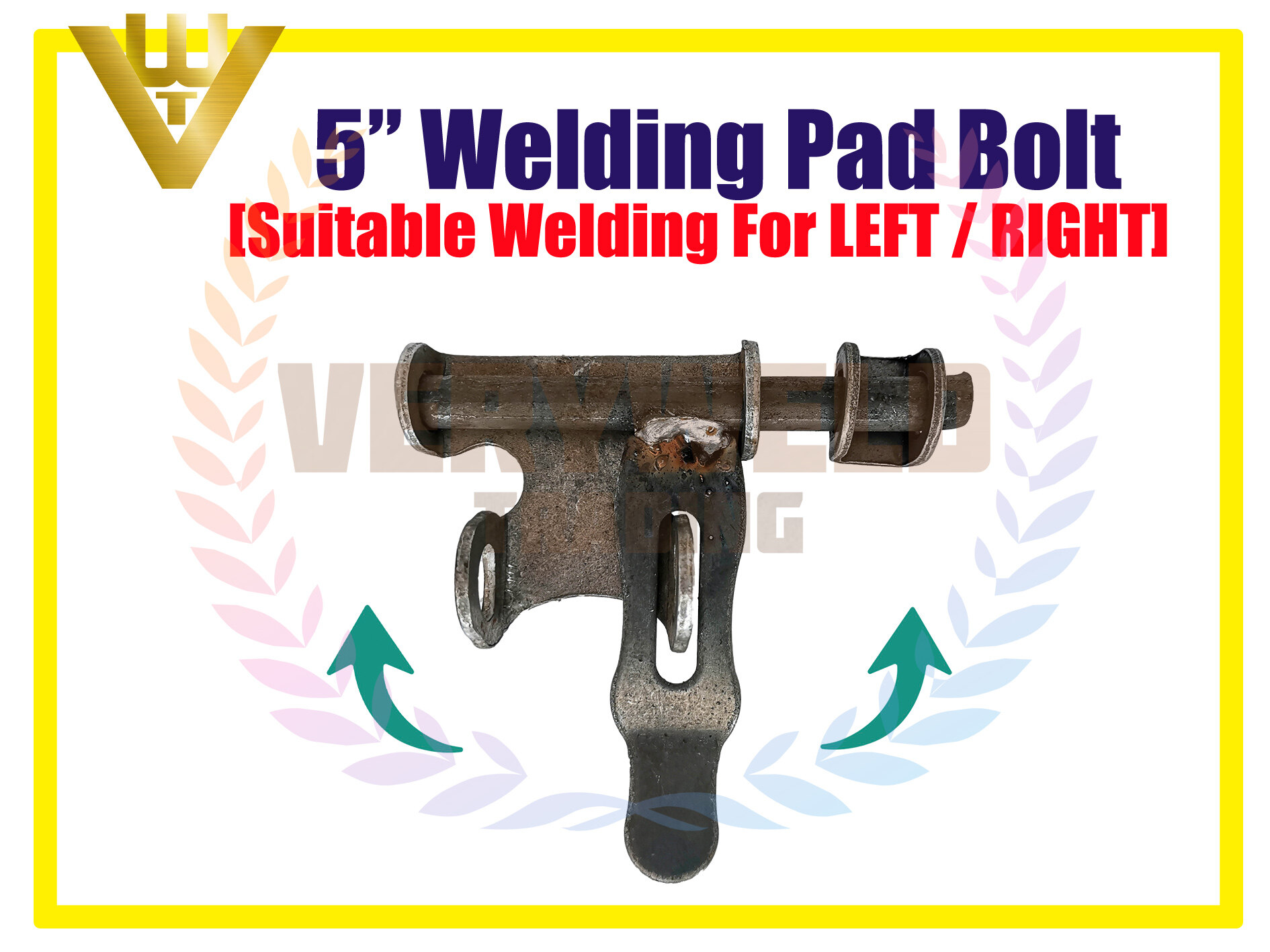 Welding Pad Bolt Door Lock Selak Pintu Grill Slot Pagar Besi 5" | Lazada