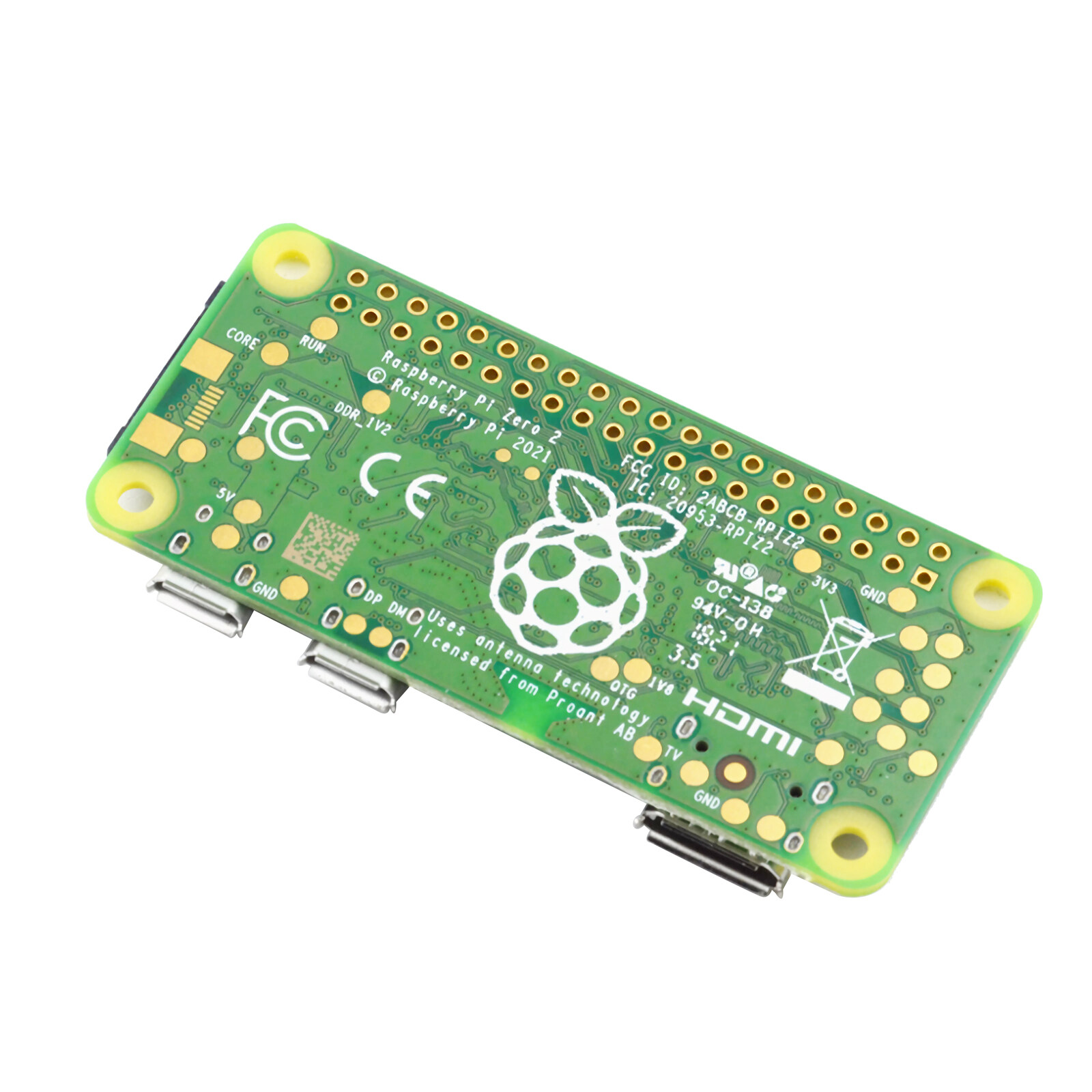 Original Raspberry Pi Zero 2 W 64-bit Arm Cortex-A53 CPU 2.4GHz Bluetooth 4.2 Mini HDMI Micro ...