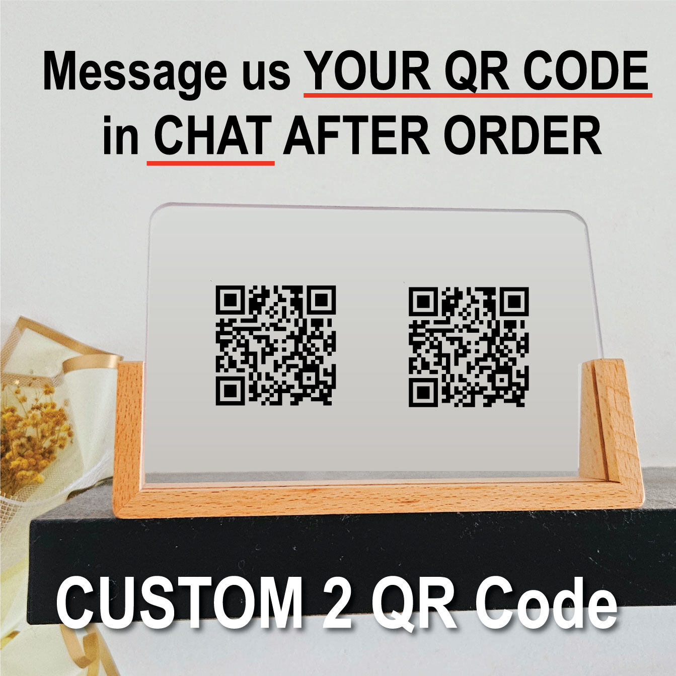 Ewallet QR Code Stand QR Pay Stand DuitNow TouchNgo QrPay Maybank ...