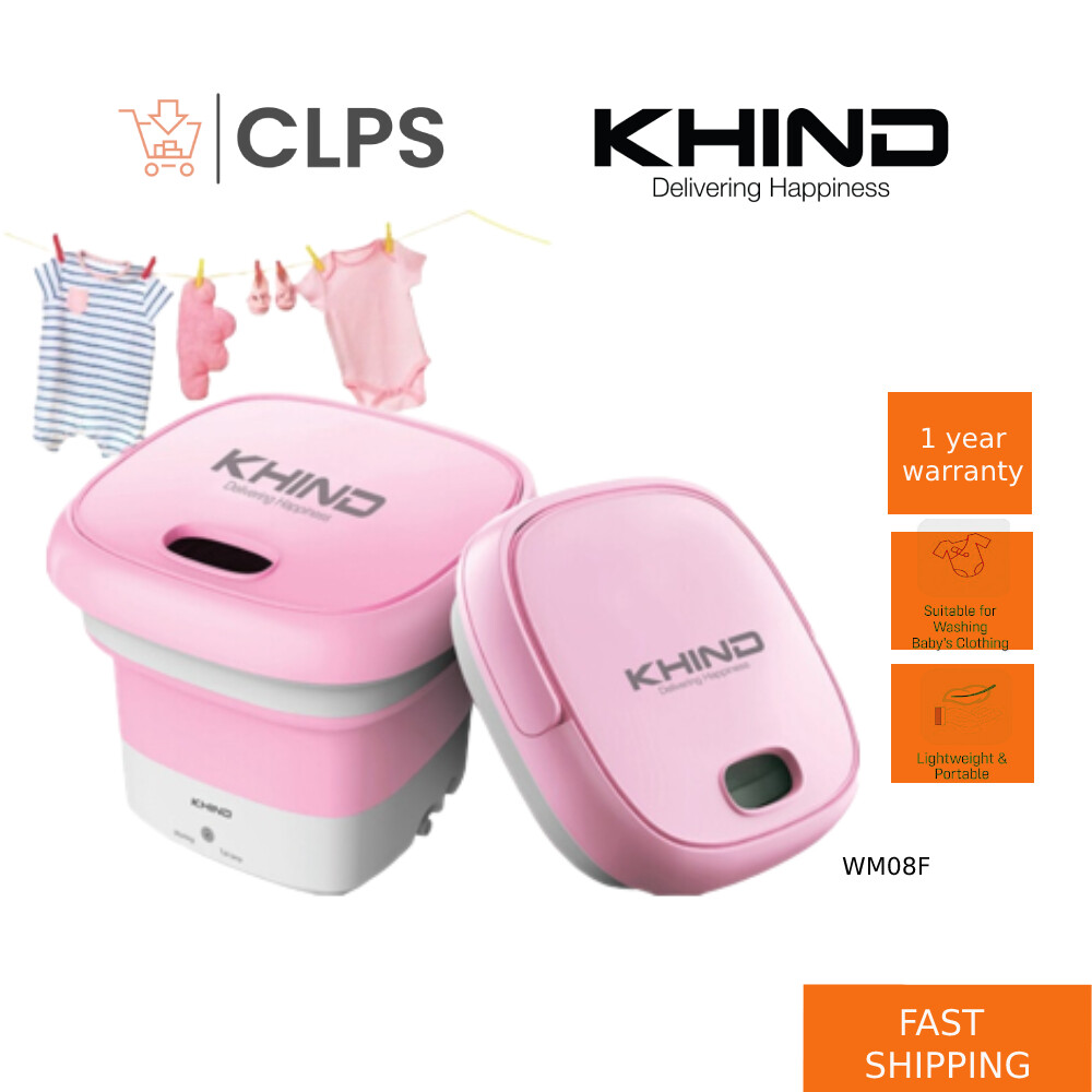 Khind Foldable Washing Machine WM08F mini mesin basuh 4.5L Travel Short ...