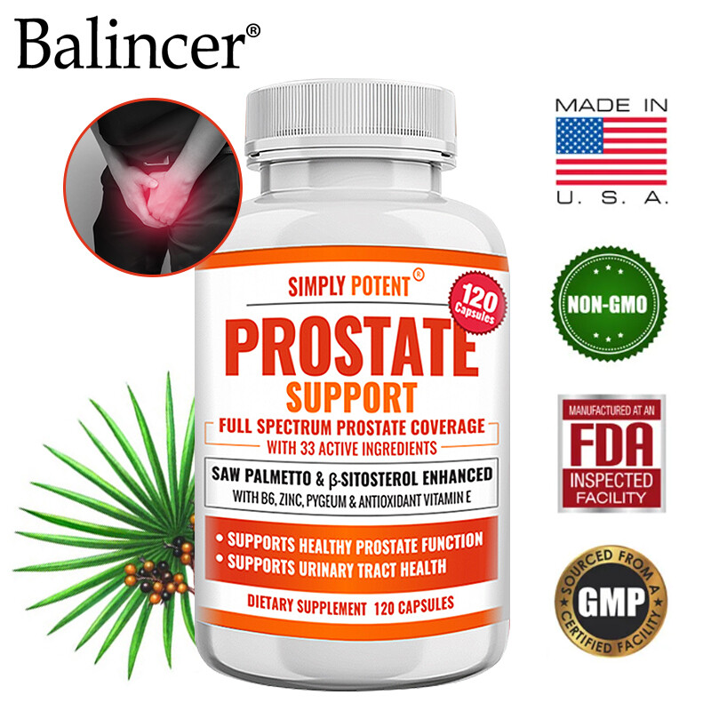 Prostate Support Capsules - Vitamin E, Healthy Frequency and Flow ...