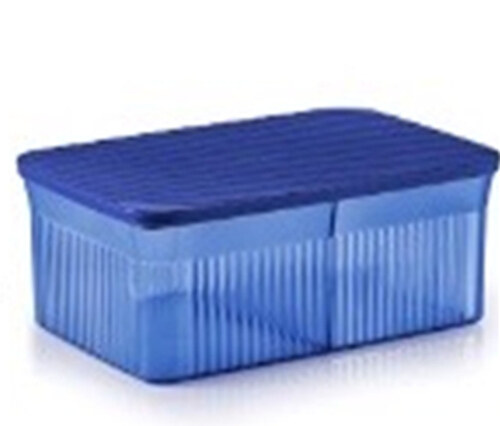 Tupperware Elegant Square Set (4) with Gift Box/ Tupperware Snack It ...