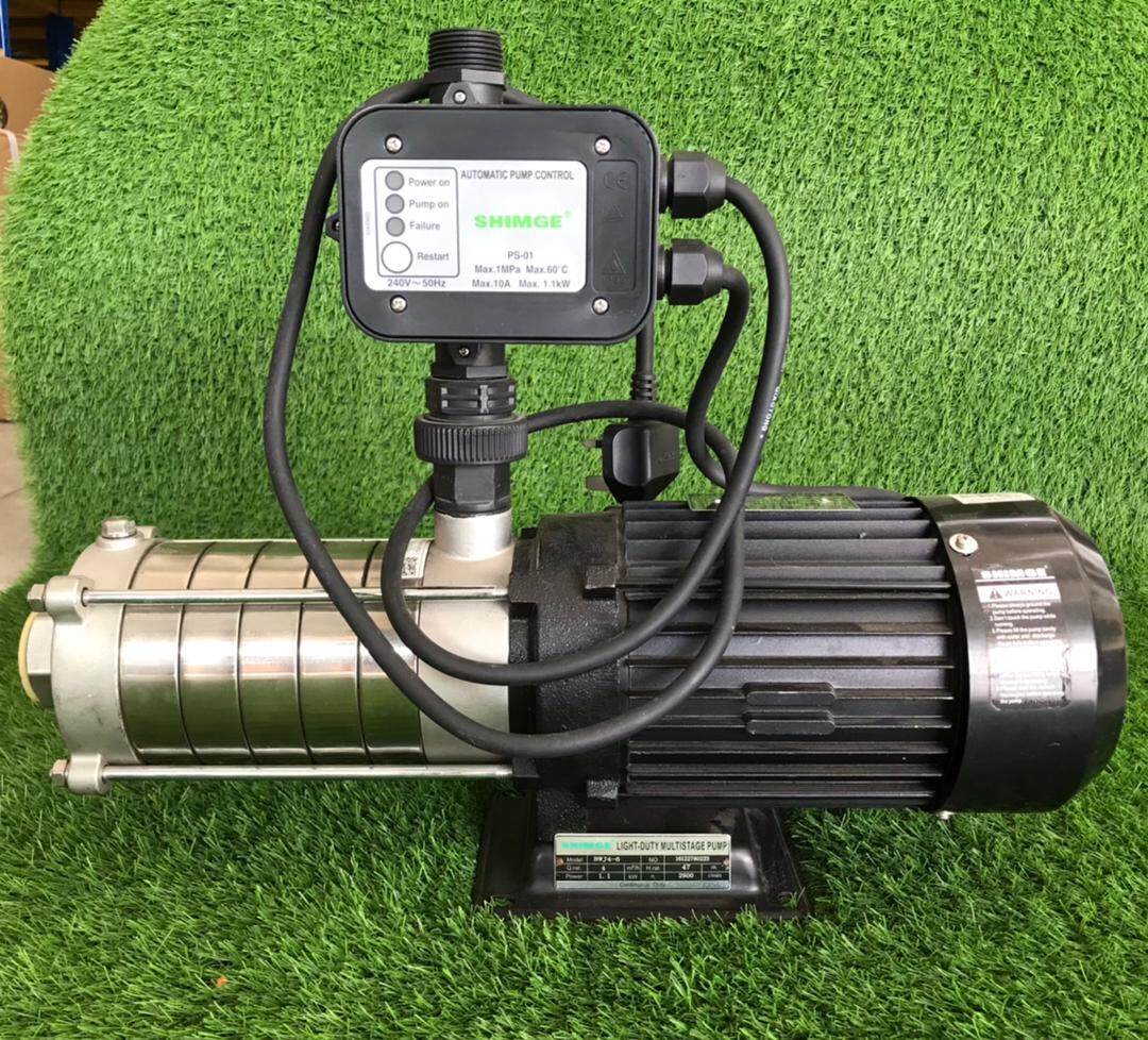 SHIMGE BWJ4-6 PC AUTOMATIC STAINLESS STEEL MULTISTAGE CENTRIFUGAL WATER ...