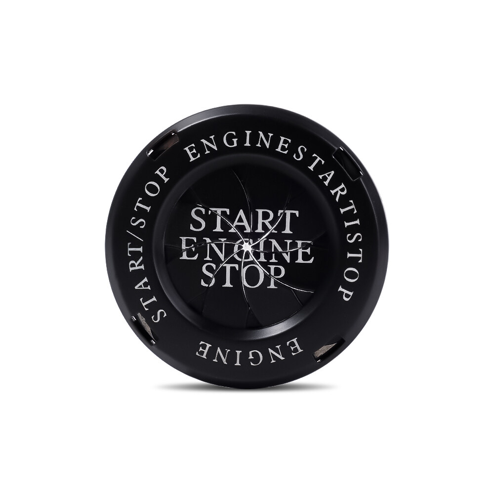 Motorcycle Car Engine Start Stop Button Cover Ignition Switch Rotatable ...