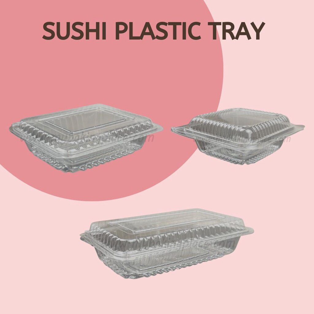 Bekas Makanan Sushi Tray Plastic Food Box Bekas Plastic Petak ...