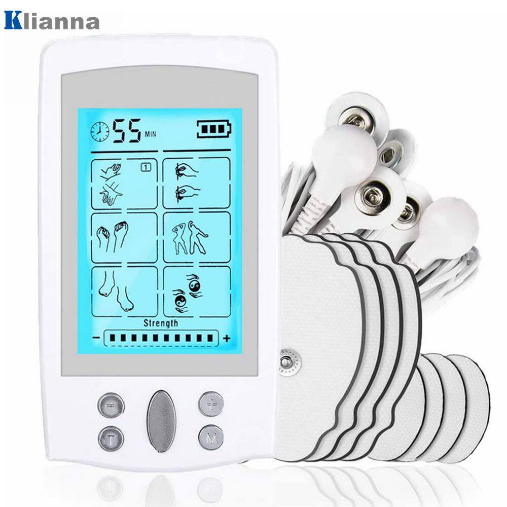 EMS Tens Acupuncture Body Massage Electric Digital Therapy Pulse Muscle ...