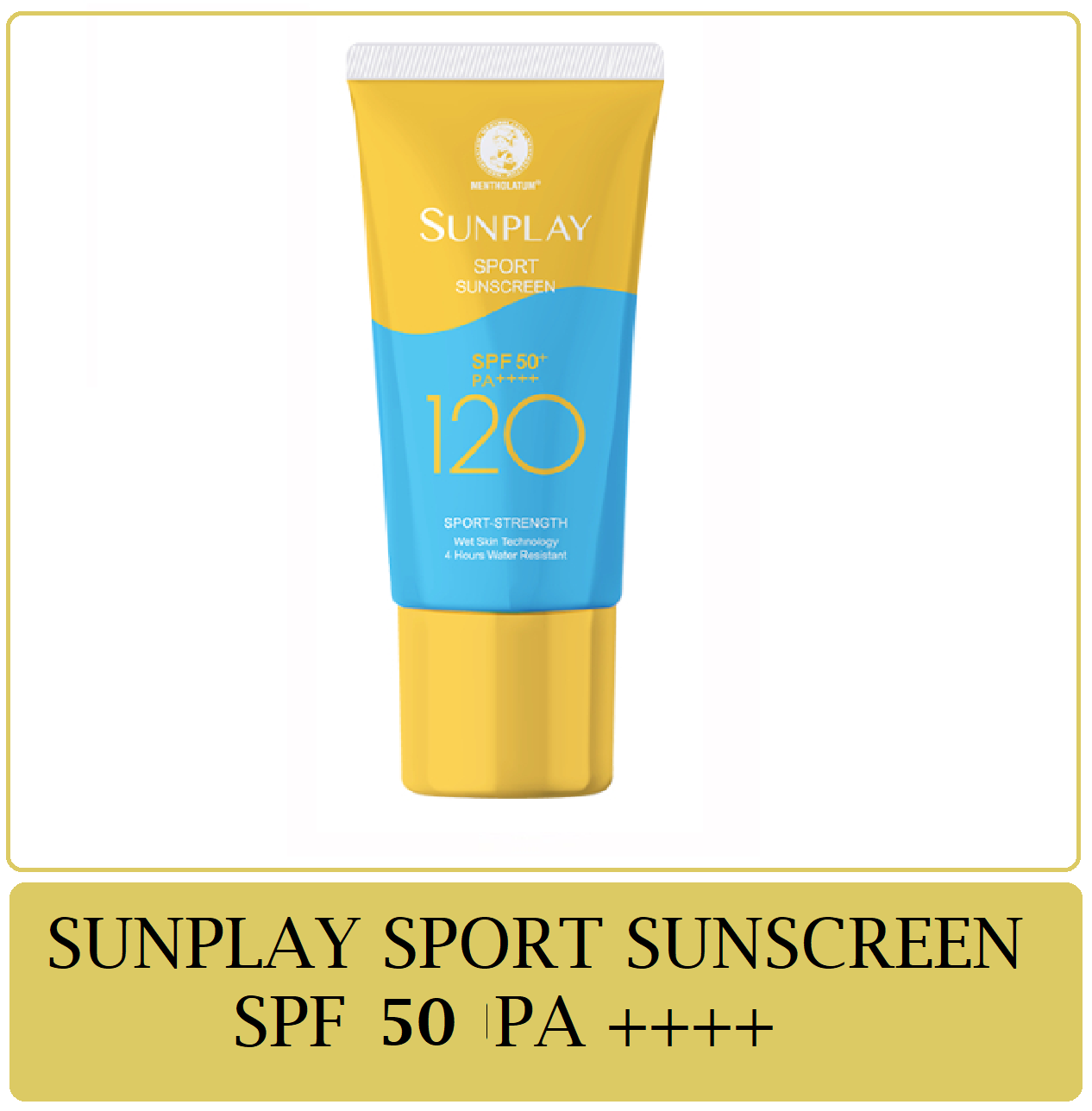 Sunplay Sport Sunscreen 120 SPF50+ SPORT STRENGTH 80g | Lazada
