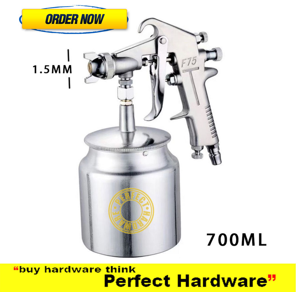 Spay Gun F75S/ F75G 1.5MM Nozzle GRAVITY Paint Air Spray Gun | Lazada