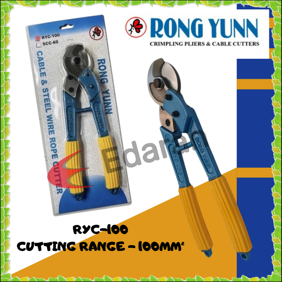 RONG YUNN HAND ALUMINIUM & COPPER CABLE CUTTER - (CUTTING RANGE - 100 ...