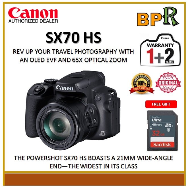 Canon PowerShot SX70 HS Price in Malaysia & Specs - RM2379 | TechNave