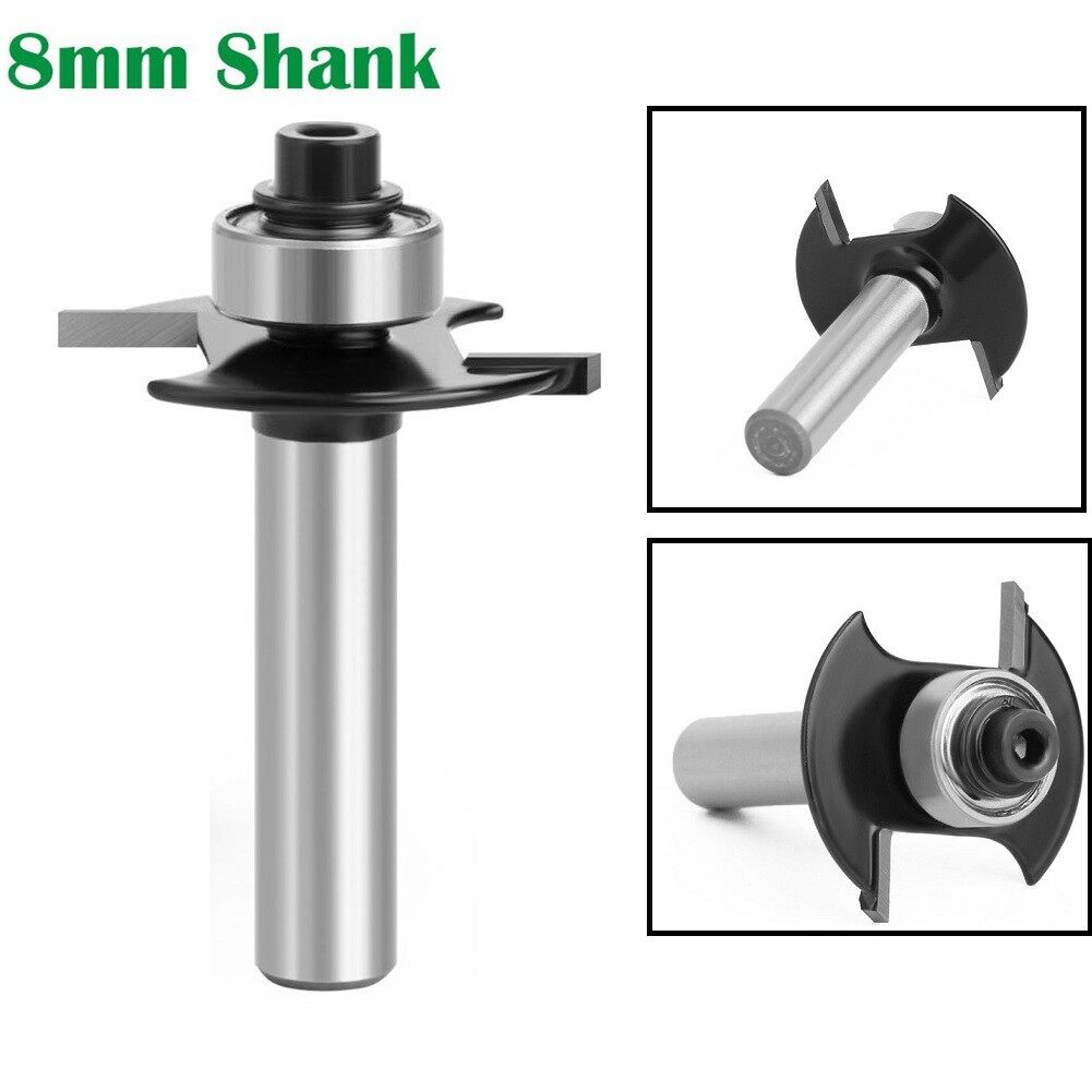 Tool Nest 1 PC T Slot Router Bit 8mm Shank 2 Flutes HSS Grooving ...
