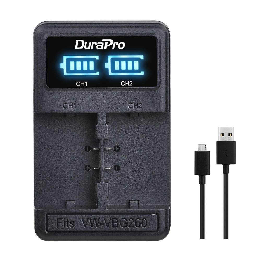 4Pc CGA-DU21 CGA DU14 VW-VBD210แบตเตอรี่ Charger สำหรับ Panasonic NV ...
