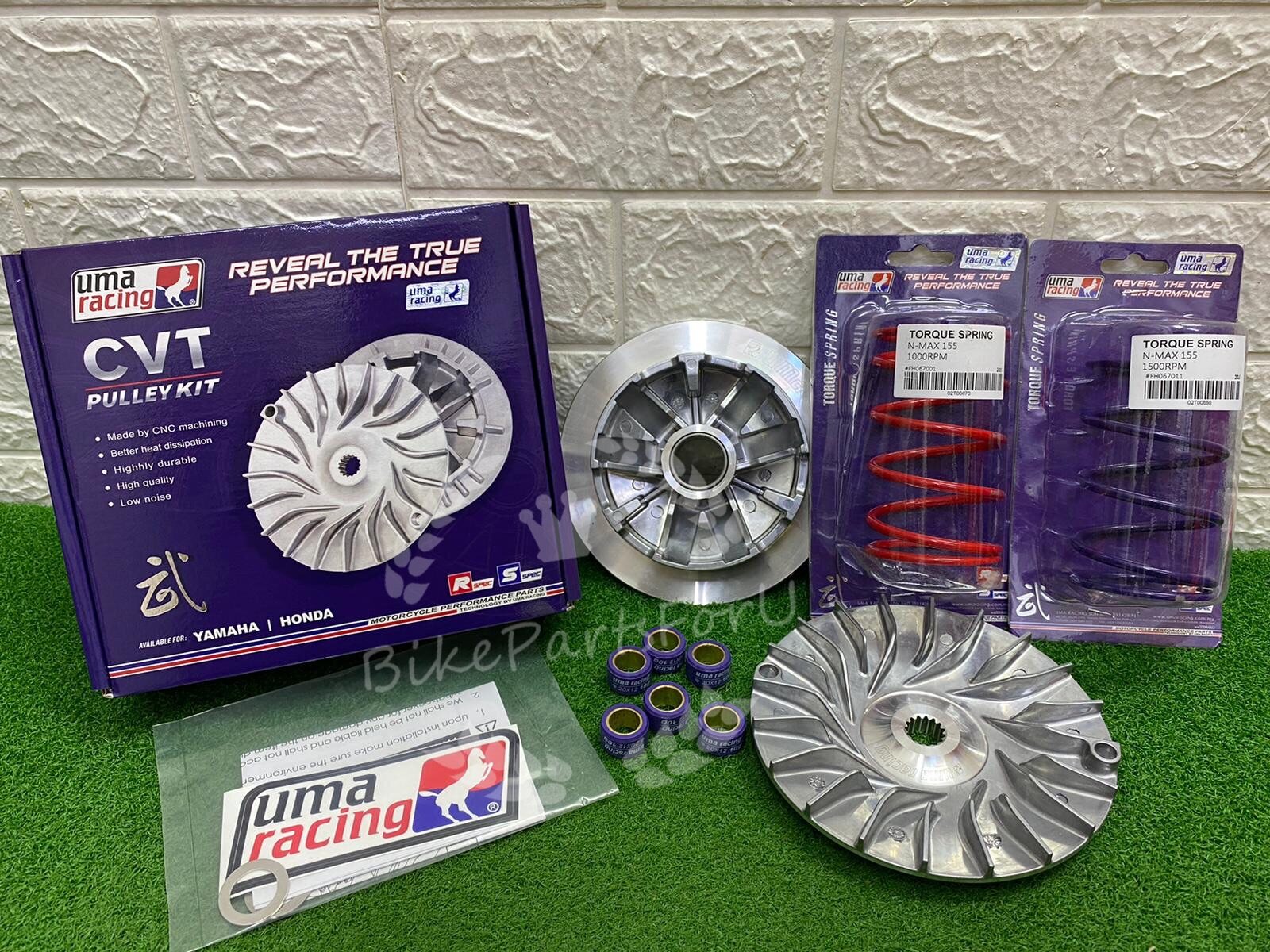 uma racing cvt pulley drive face with roller kit set / cvt torque ...