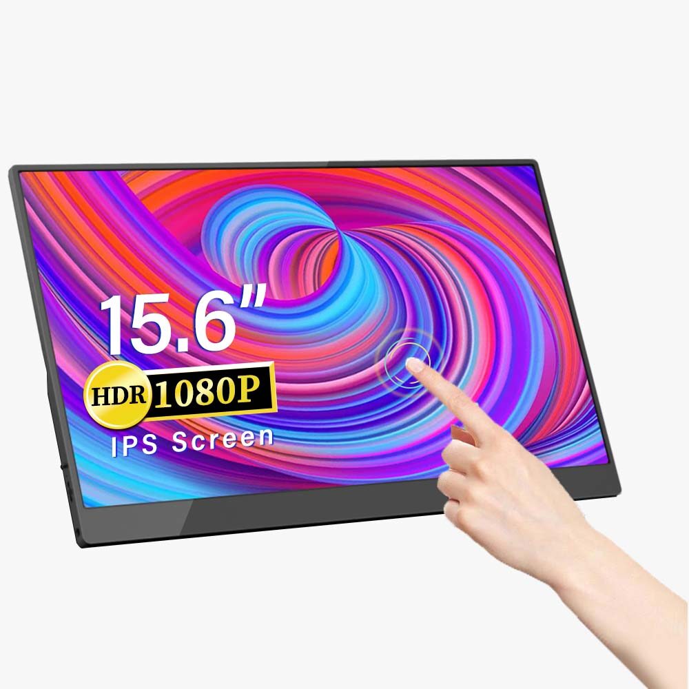 15.6 Inch Portable Monitor Display IPS Touch Screen 1080P For Laptop ...
