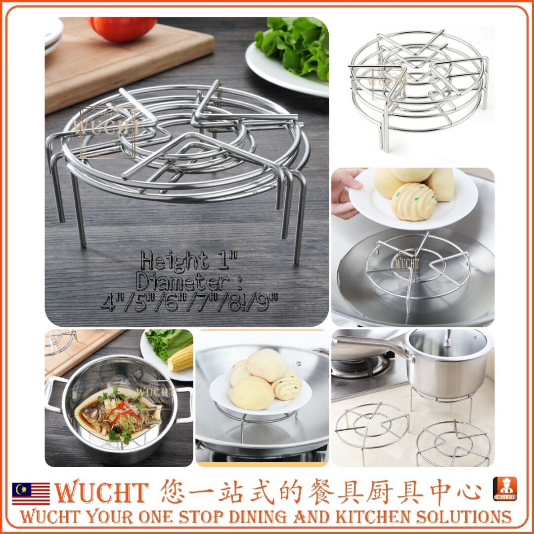 【WUCHT】Trivet Rack Stand, Heavy Duty Stainless Steel Multifunction ...