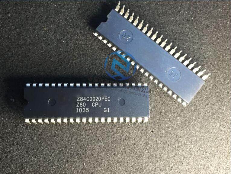 Bjt Transistors Z84C0020PEC Z80 CPU Microprocessor Chip - 20MHz Speed ...