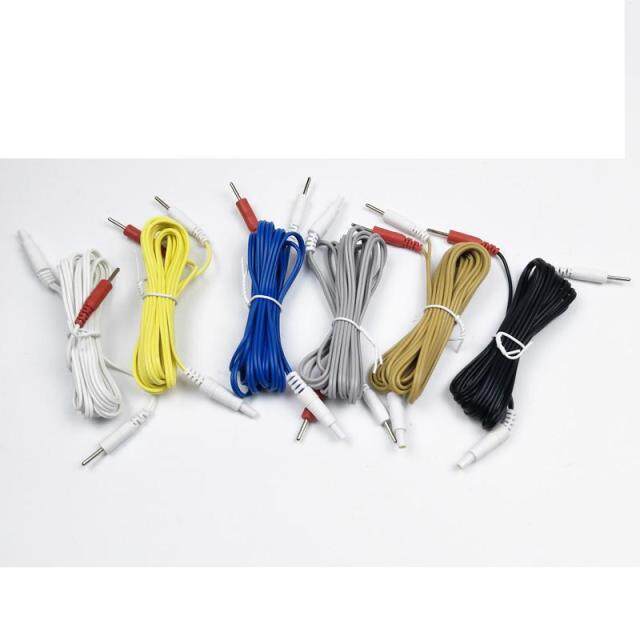 6Ps Replacement Electrode Lead Wires Cable For Electronic Acupture Treatment Instrument Hwato ...