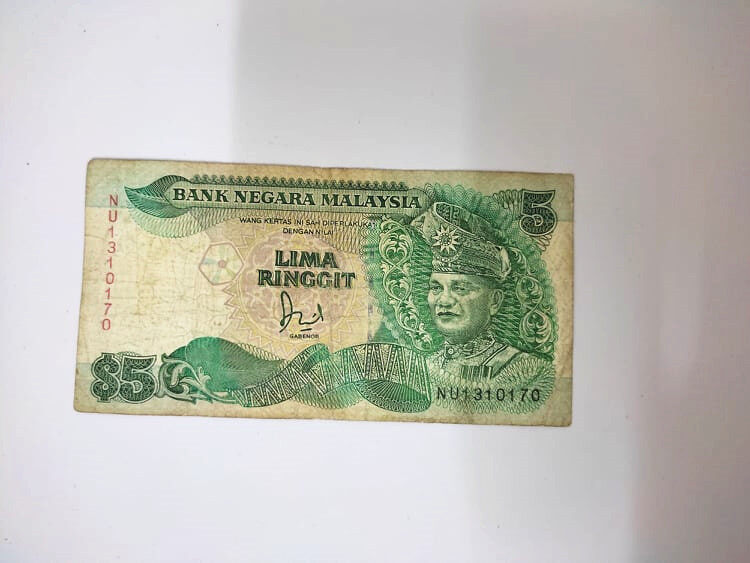 OLD MALAYSIA 5 RINGGIT RM5 MALAYSIA OLD BANKNOTES | Lazada