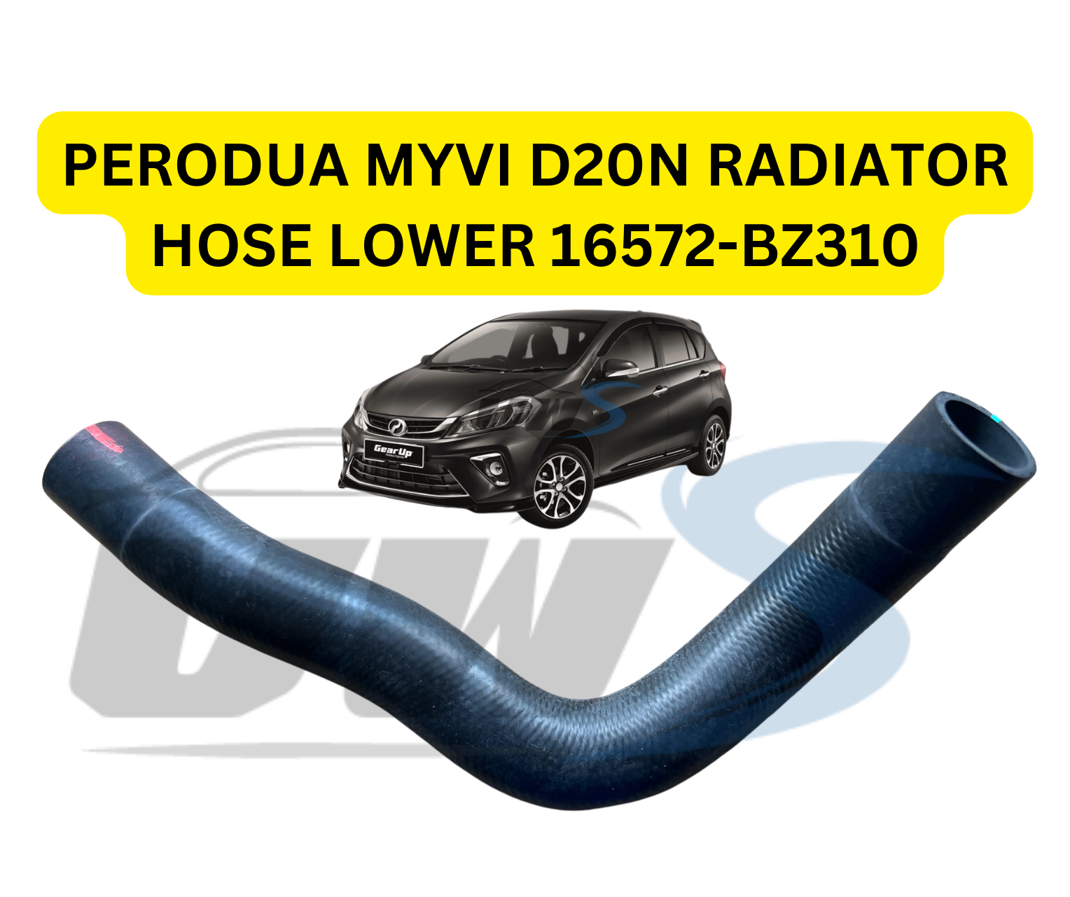 PERODUA MYVI D20N RADIATOR HOSE LOWER 16572-BZ310 | Lazada