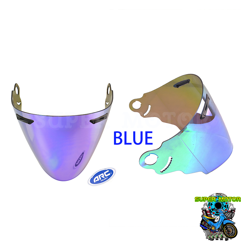 ARC RITZ VISOR (SMOKE) 100% original visor ltd helmet open face visor ...