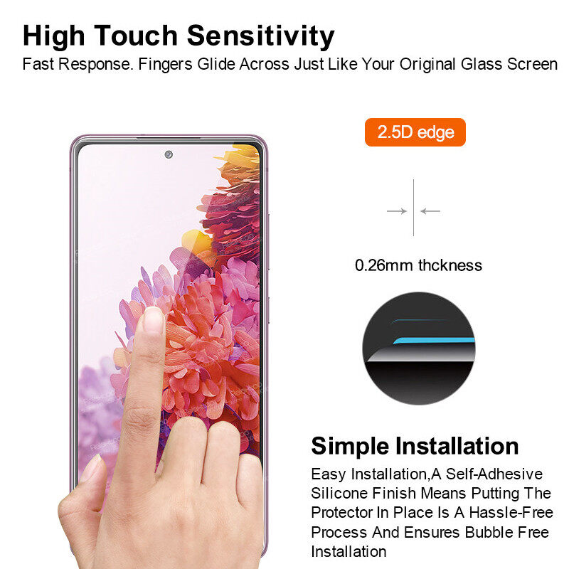 2in1ตัวปกป้องกล้องถ่ายรูปสำหรับSamsung Galaxy S20พัดลมEdition FE S20FE ...