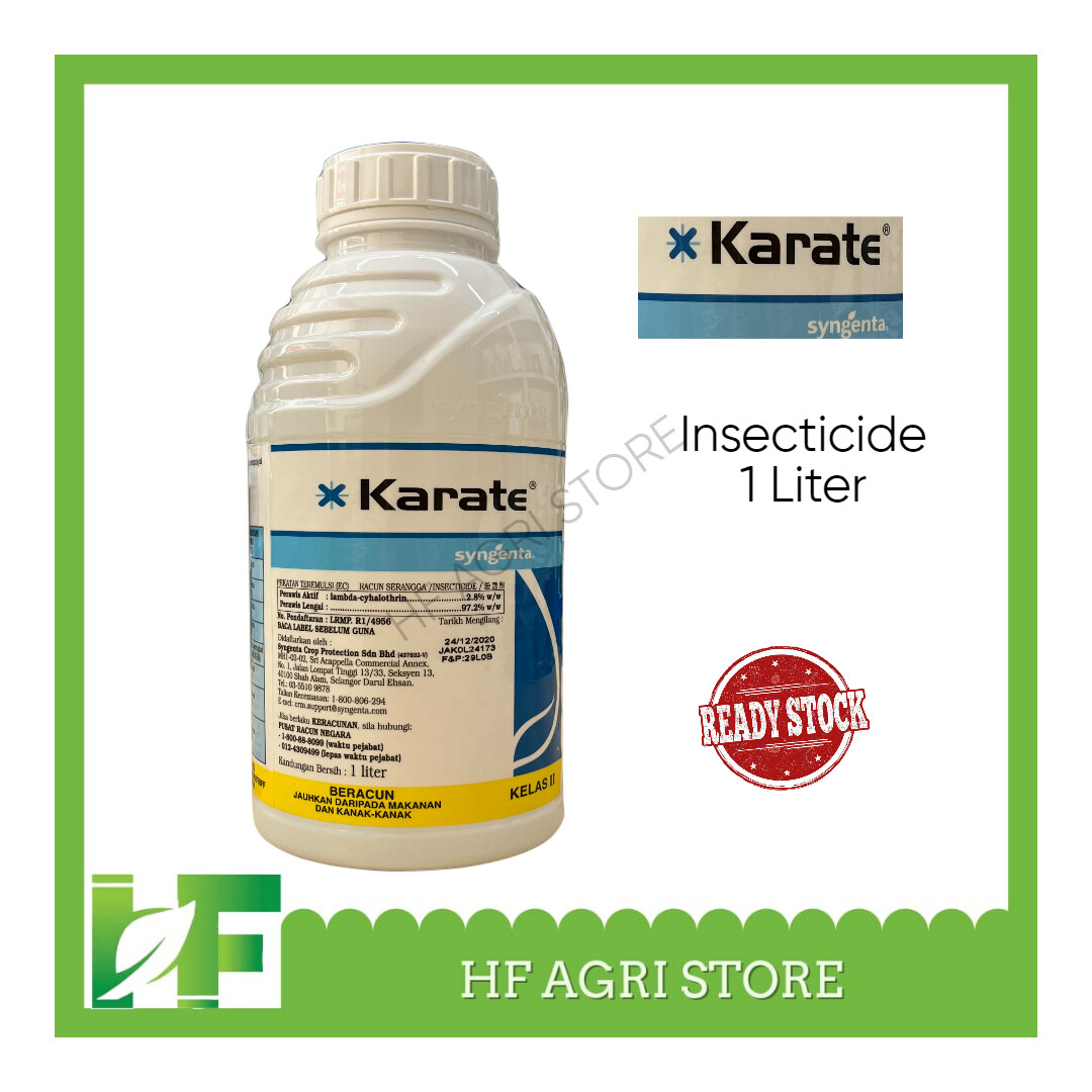Syngenta® Karate 1 Liter / Insecticide / Racun Serangga / lambda-cyhalithrin 2.8% / | Lazada