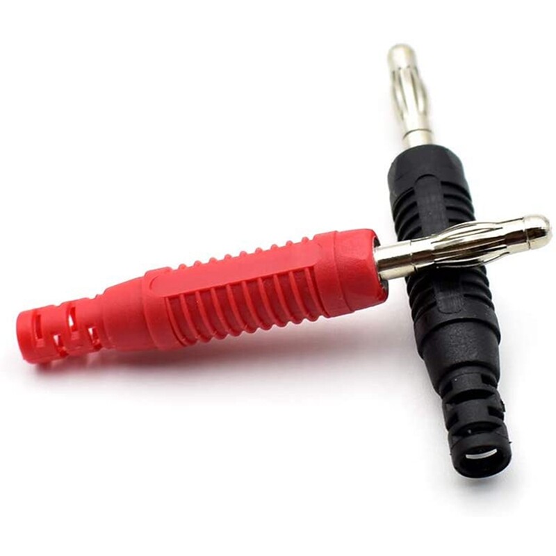 10Pcs 4mm Banana Plugs Solder DIY Banana Plug Male Connectors Adapters ...