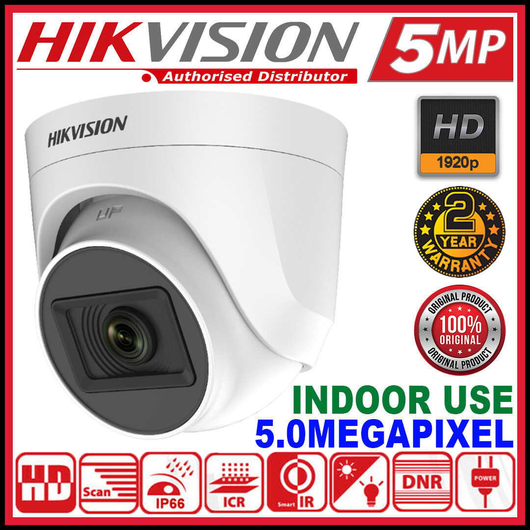 HIK HIKVISION 5MP 1920P Full HD Indoor IR INFRARED Dome TVI 5.0MP Camera DS-2CE76H0T-ITPF CCTV ...