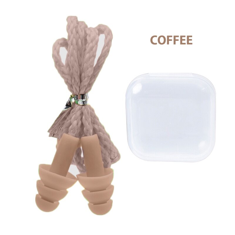 𝟭 𝗣𝗔𝗜𝗥 + 𝗙𝗥𝗘𝗘 𝗖𝗔𝗦𝗘 》Soft Silicone Hearing Protection Earplugs ...