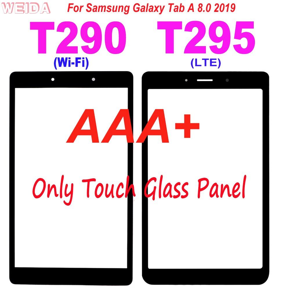 แผงสัมผัส8 ”สำหรับ Samsung Galaxy Tab A 8.0 2019 T290 T295แผงกระจกหน้าจอสัมผัส SM-T290 SM-T295 ...