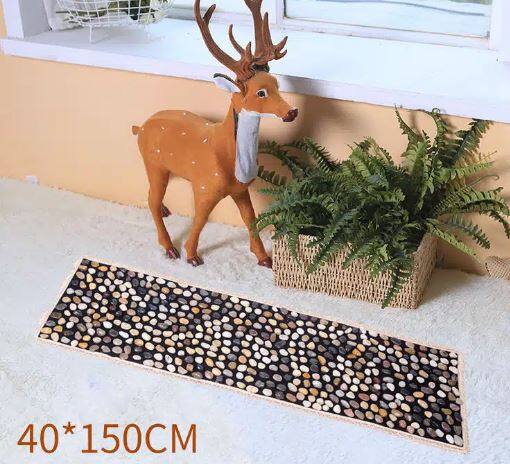 Gtwo Natural Pebbles Foot Massage Mat Cobblestone Foot Massage Mat