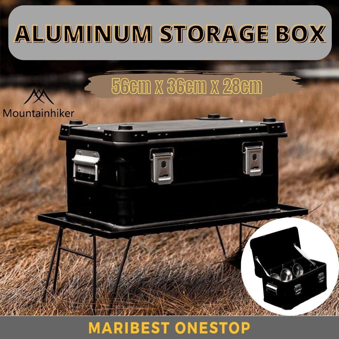 MOUNTAINHIKER Aluminium Storage Box Camping Box Aluminum Box Camping ...