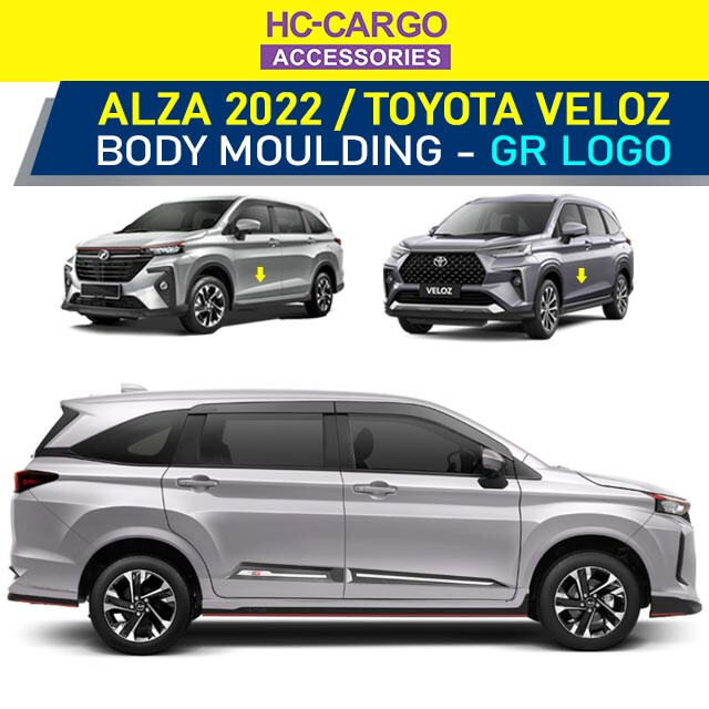 HC CARGO Perodua ALZA 2022 Toyota Veloz Side Door Mouding Lining ...