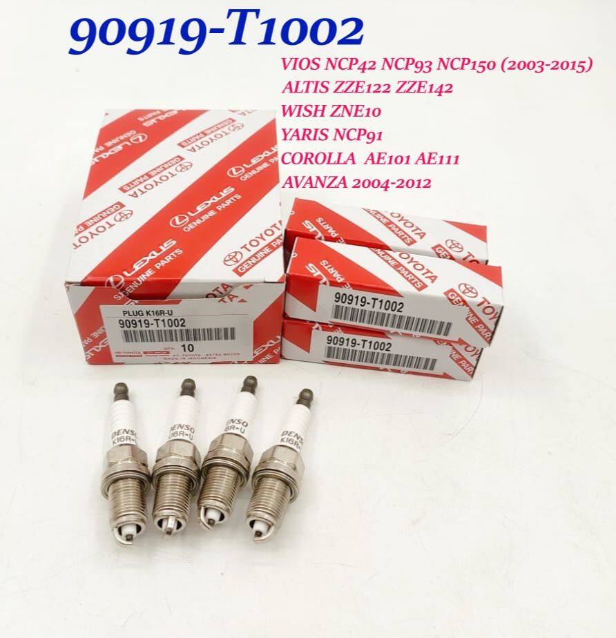 90919-T1002 (K16R-U) SPARK PLUG ORIGINAL VIOS NCP93 NCP150 NCP42 ALTIS ...