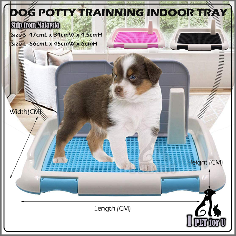 Dog Potty Training Indoor Tray Pad Pet Toilet Restroom for Puppy Small ...