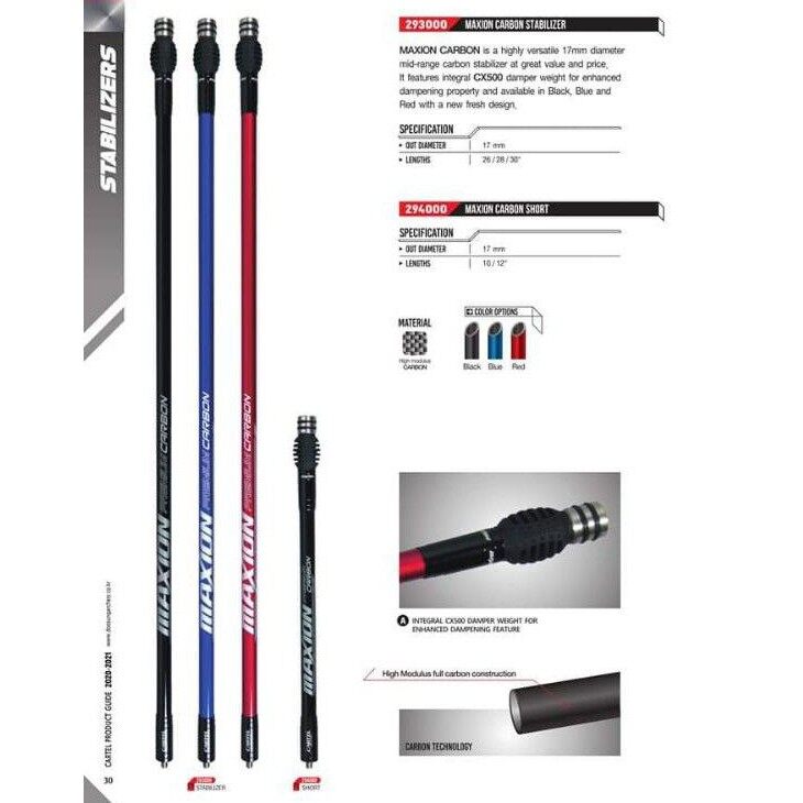 CARTEL MAXION PREMIUM CARBON STABILIZER FOR RECURVE ARCHERY | Lazada