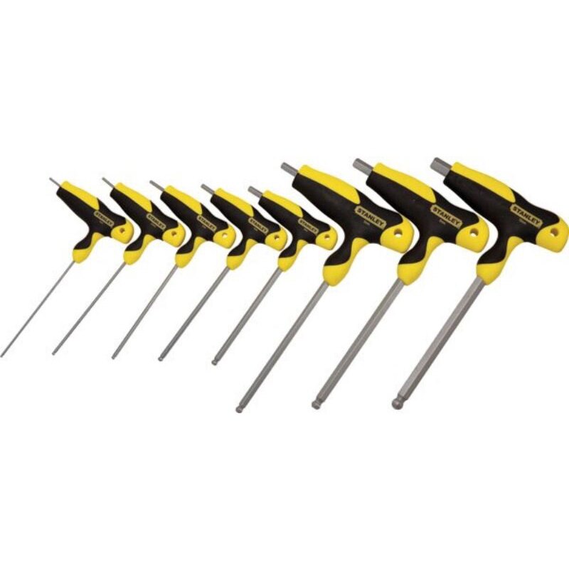 STANLEY 2MM - 10MM 2WAY T - HANDLE BALL POINT ALLEN KEY BALL POINT | Lazada