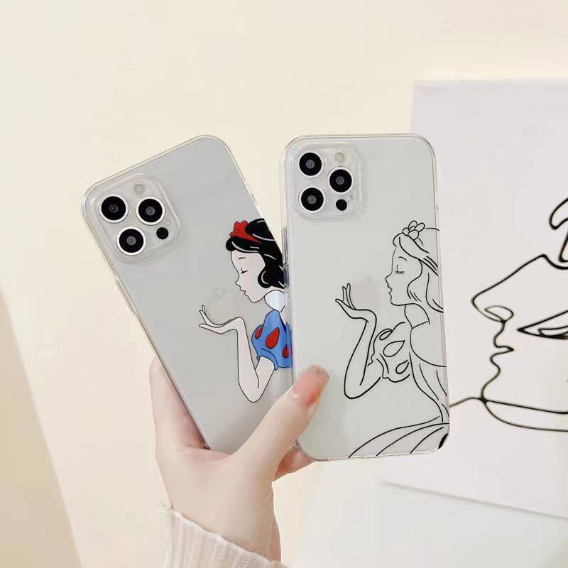 เจ้าหญิงกรณีโทรศัพท์สำหรับ iPhone 11 1213 Pro Max XS Max 11 12 13 XR 7 ...