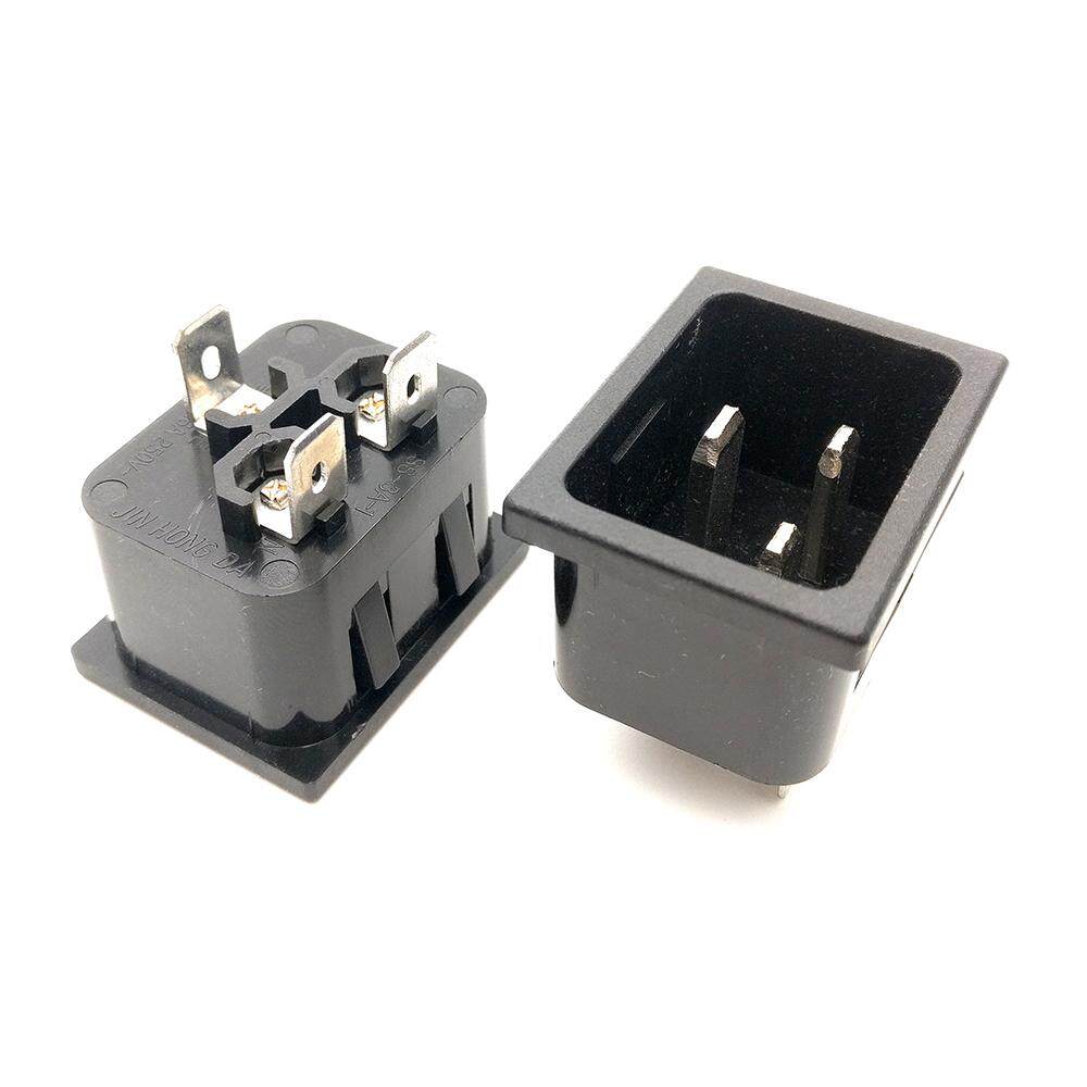 AC 250 V 16A 3 PIN PANEL MOUNT IEC320 C20 ปลั๊กตัวผู้เต้าเสียบไฟตัวเมีย ...