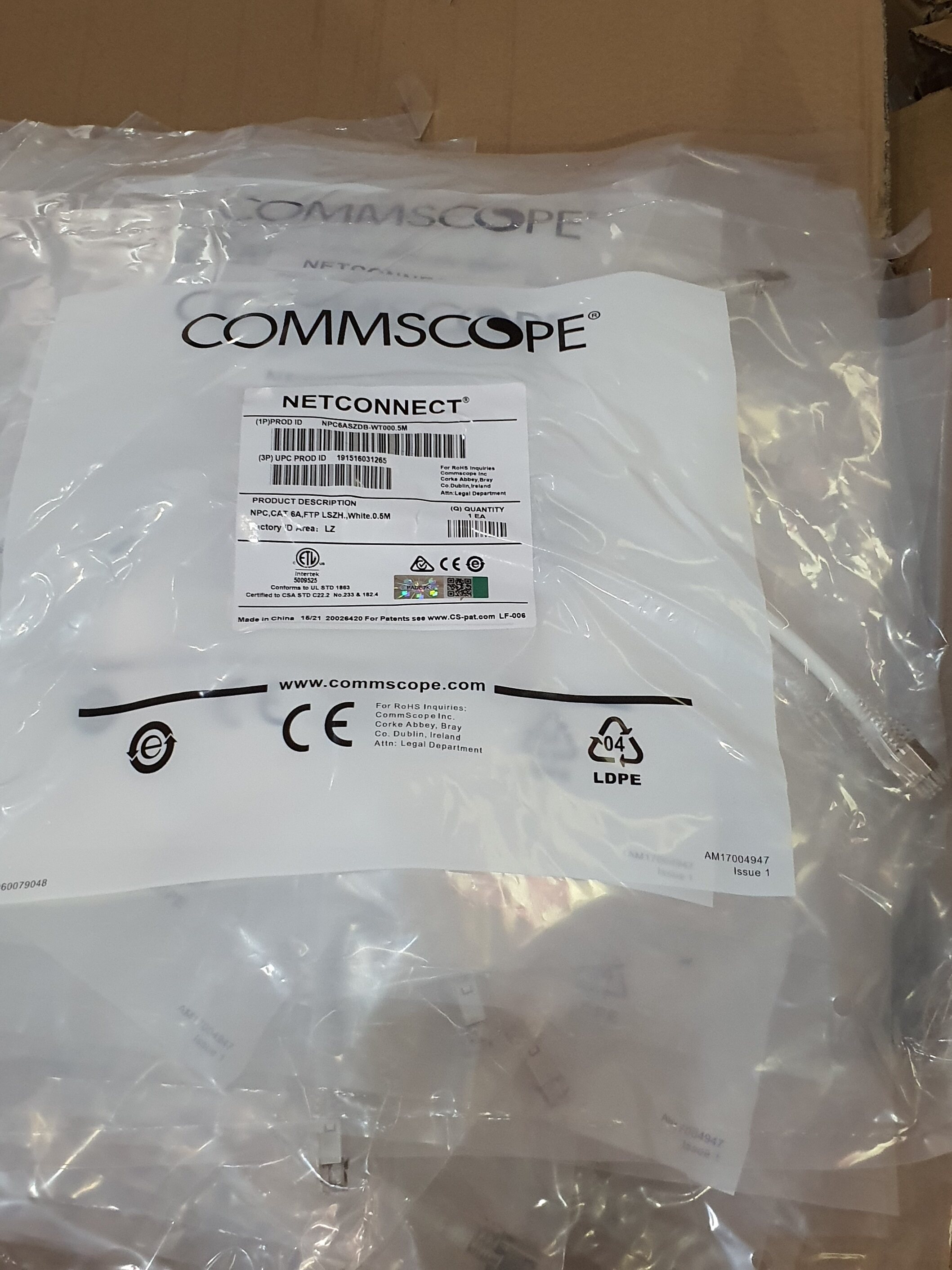 [Ready Stock] Commscope RJ45 Patch Cord, Category 6A (CAT6A), Shielded ...
